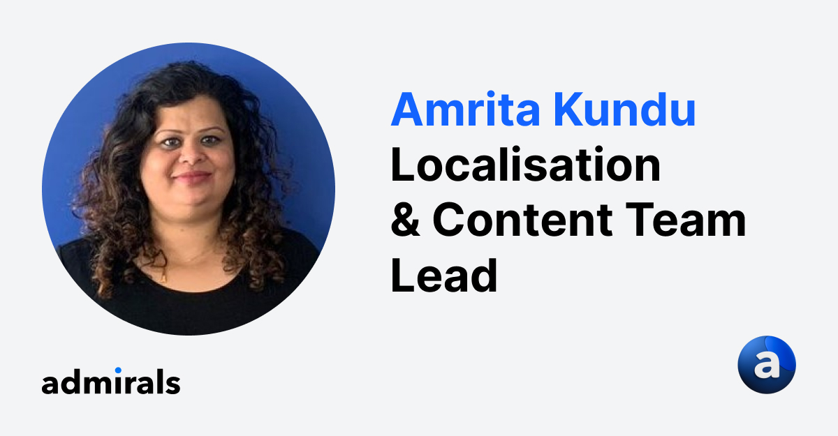 Amrita Kundu - Localisation and Content Team Lead